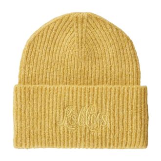 Lollys Laundry Soft Knit Hat Forretll - - Accessories - Damen - Gelb - ONE SIZE