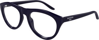 Balenciaga Aviator-Brille - - Accessories - unisex - Schwarzk - 55 MM