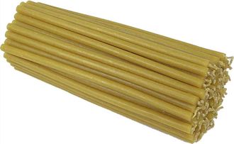 NKlaus 3,9kg (ca. 800 St) Qualitätskerzen Bienenwachs ruß tropffrei Haus Kirche Ritualkerzen L: 18cm 36262