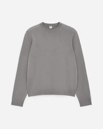 Arket Feinstrickpullover Aus Merinowolle -Grau