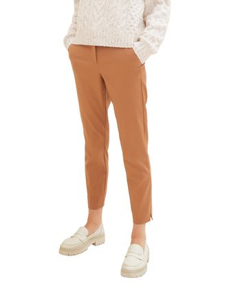 Tom Tailor Damen Mia Slim Chino Hose, light chestnut, 42/28