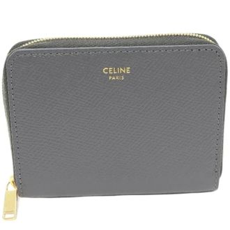 Celine Pre-owned Leder Portemonnaies - - Pre-owned - Damen - Grau - ONE SIZE