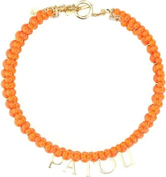 Patou Femme, Accessoires, Orange, Taille: ONE Size Collana