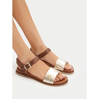 U.S.Polo Association Sandalen U.S. Polo Assn. EO-ADELI001W/6L1 Goldfarben