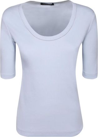 Fabiana Filippi Femme, Pulls, Bleu, Taille: 38 FR T-Shirt en jersey