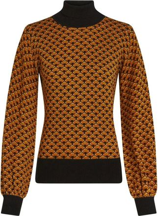 King Louie Femme, Pulls, Multicolore, Taille: 40 FR Rollneck Top Frio 10036