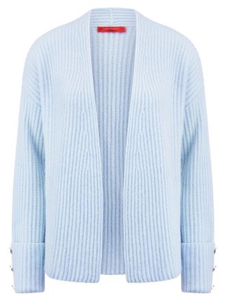 Laura Biagiotti Strickjacke aus Schurwolle und Kaschmir Laura Biagiotti Roma blau