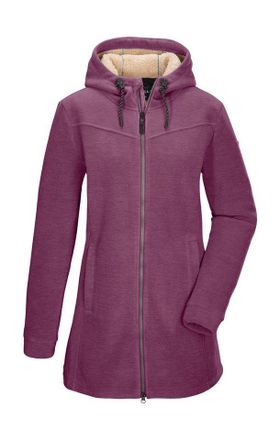 G.I.G.A. DX by killtec Fleecejacke GW 82 WMN FLC PRK Fleeceparka mit Teddyfell, 2-Wege-Rei&szlig;verschluss, verstellbare Kapuze