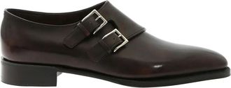 John Lobb Monk-Schuhe mit Doppelschnalle - Braun