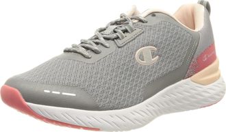 Champion Bols XS, Damen-Sneakers, Grau/Rosa/Koralle (ES010), 36 EU