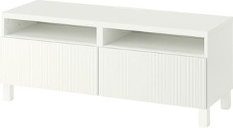 IKEA BEST&Aring; TV-Bank mit Schubladen