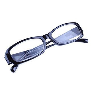Inlefen Lunettes de lecture rectangulaires minces R&eacute;tro Vintage lunettes hommes Womens (black +4.50)