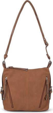 Tom Tailor Caia Damen Umhängetasche Crossbody Bag Mittelgroß Cognac Braun