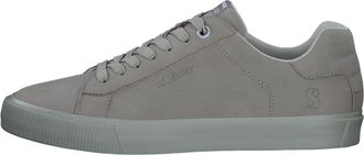 s.Oliver Herren Sneaker flach mit Schnürsenkeln Bequem, Braun (Taupe), 42 EU