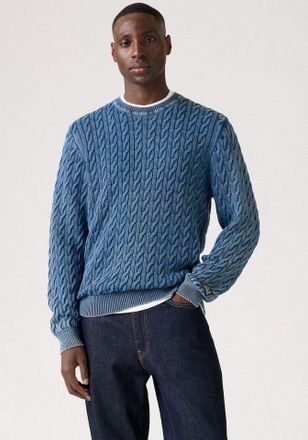 Levi's Rundhalspullover LV PRESIDIO mit Zopfmuster