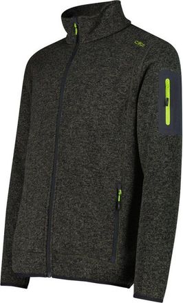 F.lli Campagnolo Outdoorjacke CMP schweres Fleecejacke Knit-Tech Meliert Herren