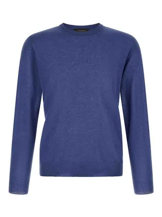 Zanone Pull Col Rond - Bleu Clair