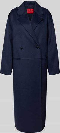 HUGO BOSS Regular Fit Wollmantel mit Reverskragen Modell MELUMA-1