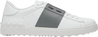 Valentino Garavani Homme, Chaussures, Blanc, Taille: 41 EU Open Low-Top Baskets