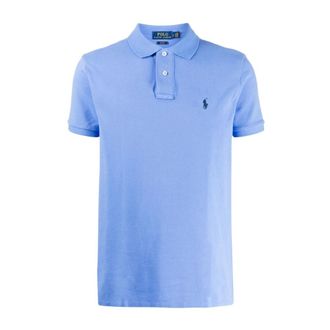 Polo Ralph Lauren Hellblaues Poloshirt mit gesticktem Logo - - Tops - Herren - Blau - M