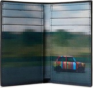 Paul Smith Porte-cartes imprimé en cuir