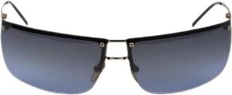 Gucci Pre-owned Lunettes de soleil en plastique - Femme - Pre-owned - Bleu - Taille: ONE Size