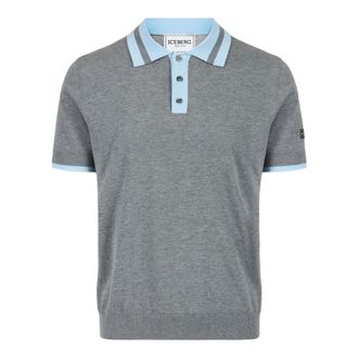 Iceberg Homme, Tops, Gris, Taille: XL Polo Sweater