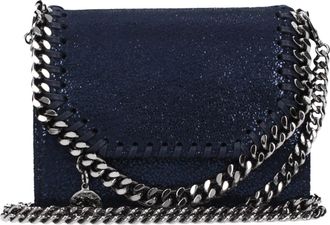 Stella McCartney Stella McCartney Blaue Lederb&ouml;rse