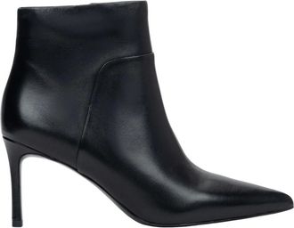 Estro & Luminara Femme, Chaussures, Noir, Taille: 40 EU Bottines basses &agrave; bout pointu et talon aiguille