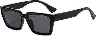 Generic Lunettes De Soleil Carr&eacute;es &Agrave; Petite Monture For Hommes, For Lext&eacute;rieur, For Les D&eacute;placements Quotidiens, For Femmes Et Conducteurs(Black)