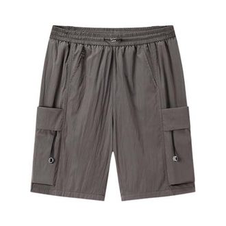 Generic 2026 Pantalon cargo pour homme et fille, short de parachute l&eacute;ger avec poches, pour enfants, d&eacute;contract&eacute;, randonn&eacute;e, sport, gris, 3XL
