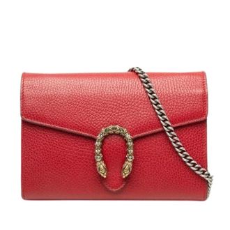 Gucci Pre-owned Sac bandouli&egrave;re vintage &agrave; rabat - Femme - Pre-owned - Rouge - Taille: ONE Size