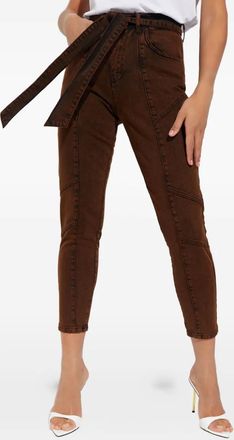 Retrofête jean ceinturé Elliot - Marron