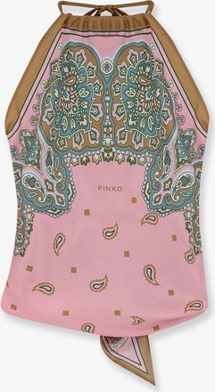 Pinko Viscose and silk blend Synchro top - PINKO - gender_Woman