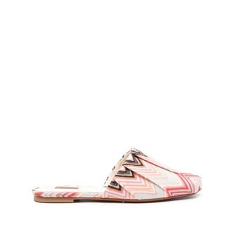 Missoni Zigzag Mules - - Shoes - Damen - Rosa - 38 EU