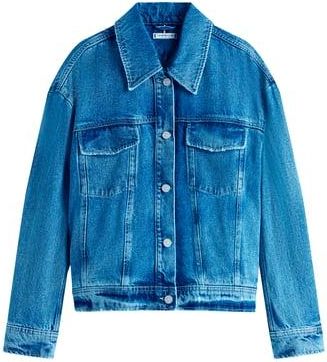 Tommy Hilfiger übergroße kurze Jeansjacke - Blau
