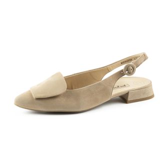 Paul Green Damen, Frauen Sling Ballerinas,Ballett-Schuhe,Ballet-Flats,Ausgehschuhe,Abendschuhe,Slip-ons,Slingback,schließe,Beige (JA),38.5 EU / 5.5 UK