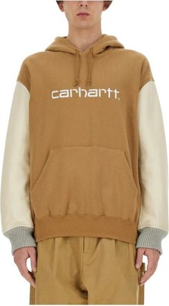 Junya Watanabe Homme, Sweatshirts et sweats &agrave; capuche, Beige, Taille: S Felpa