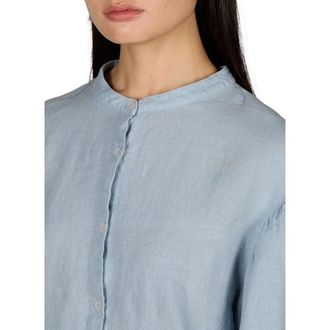Mr Mood Chemise &agrave; manches bouffantes en lin