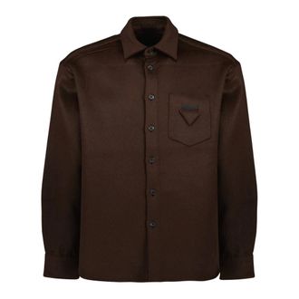 Prada Herren, Shirts, Braun, MGr&ouml;&szlig;e