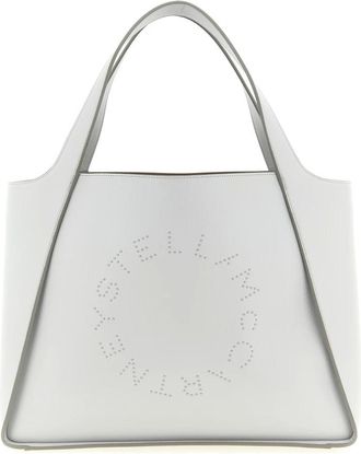 Stella McCartney Femme, Sacs, Gris, Taille: ONE Size Logo Tote Bag
