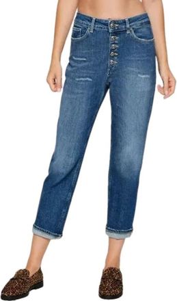 Dondup Femme, Jeans, Bleu, Taille: W27 Koons Gioiello Cropped Jeans