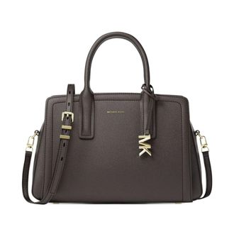 Michael Kors Sac &agrave; main Laila Medium - Femme - Sacs - Brun - Taille: ONE Size