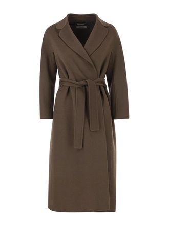 Max Mara Knielanger Mantel - Braun