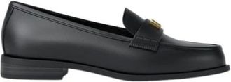 Michael Kors Femme, Chaussures, Noir, Taille: 39 EU Lex Leather Loafer