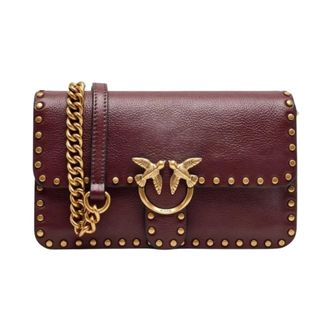Pinko Love One Slouchy MN Studs - - Bags - Damen - Rot - ONE SIZE