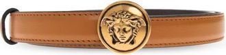 Versace Ceinture en cuir - Femme - Accessoires - Brun - Taille: 75 CM
