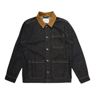 Les Deux Schwarzes Denim-Overshirt Layton-Stil - - Jackets - Herren - Schwarzk - XL