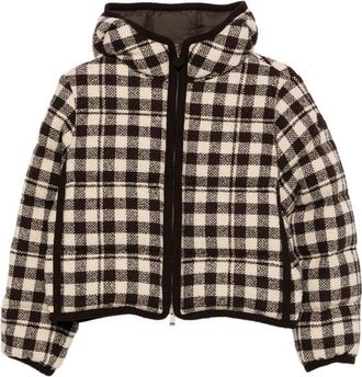 Moncler Check Hooded Jacket