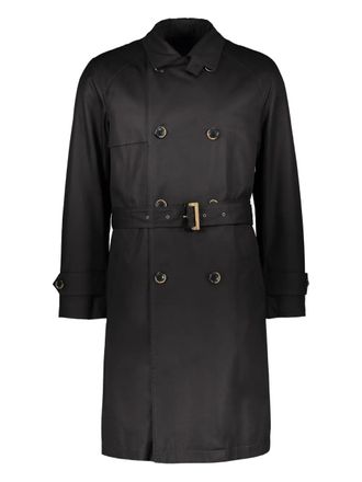 Herno trench &agrave; taille ceintur&eacute;e - Noir